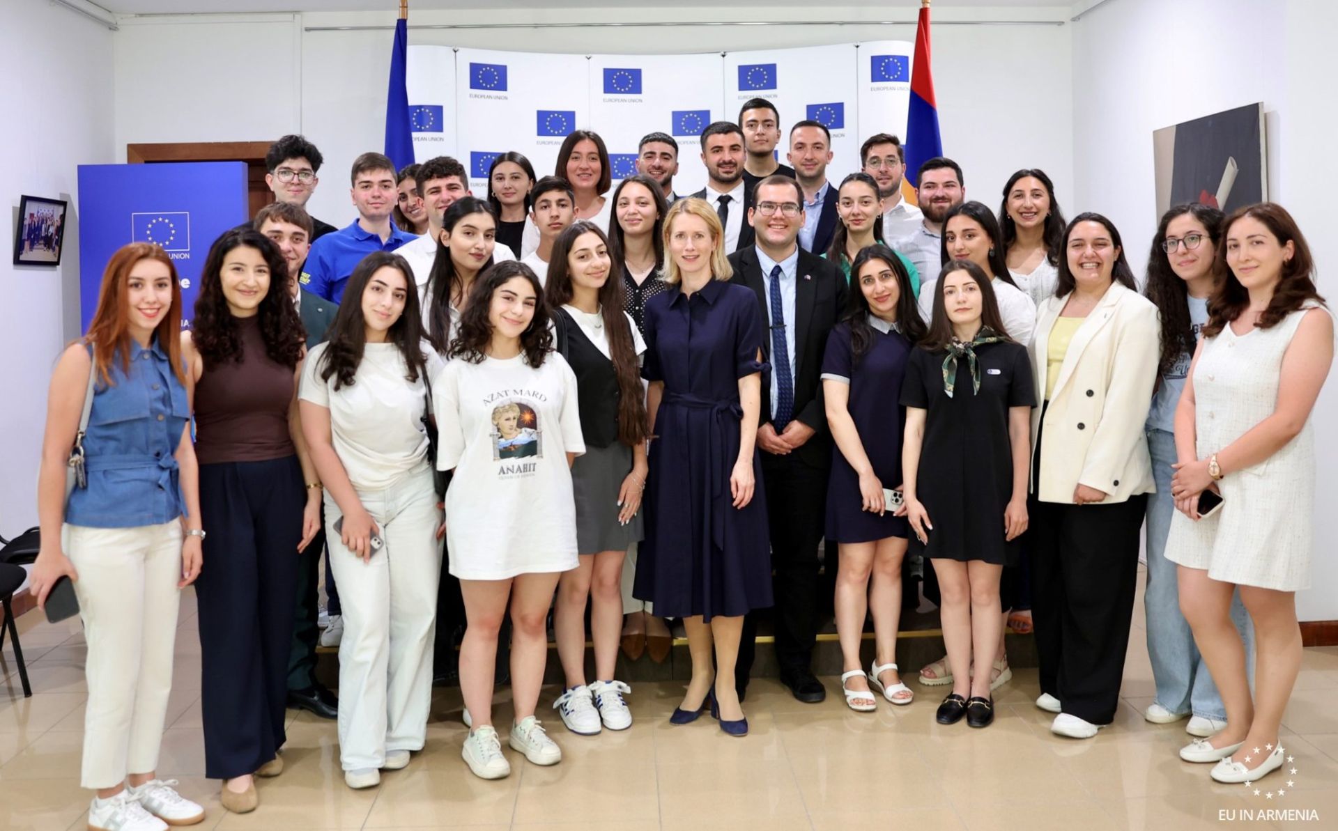 Armenia: YEAs meet with HRVP Kaja Kallas - EU NEIGHBOURS east