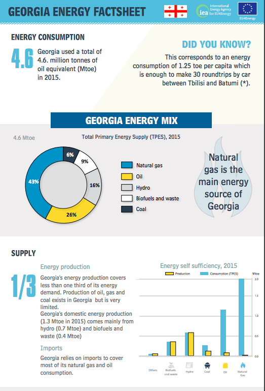 EU4Energy: International Energy Agency - Georgia Energy Factsheet - EU ...
