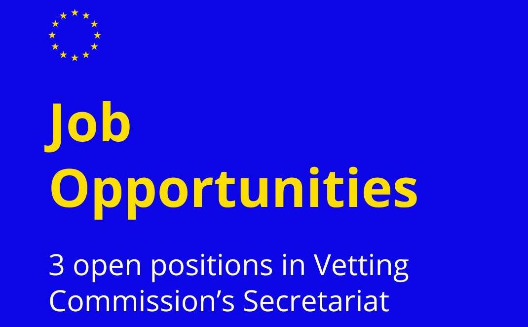 EU announces three open vacancies in Vetting Commission of Moldova ...