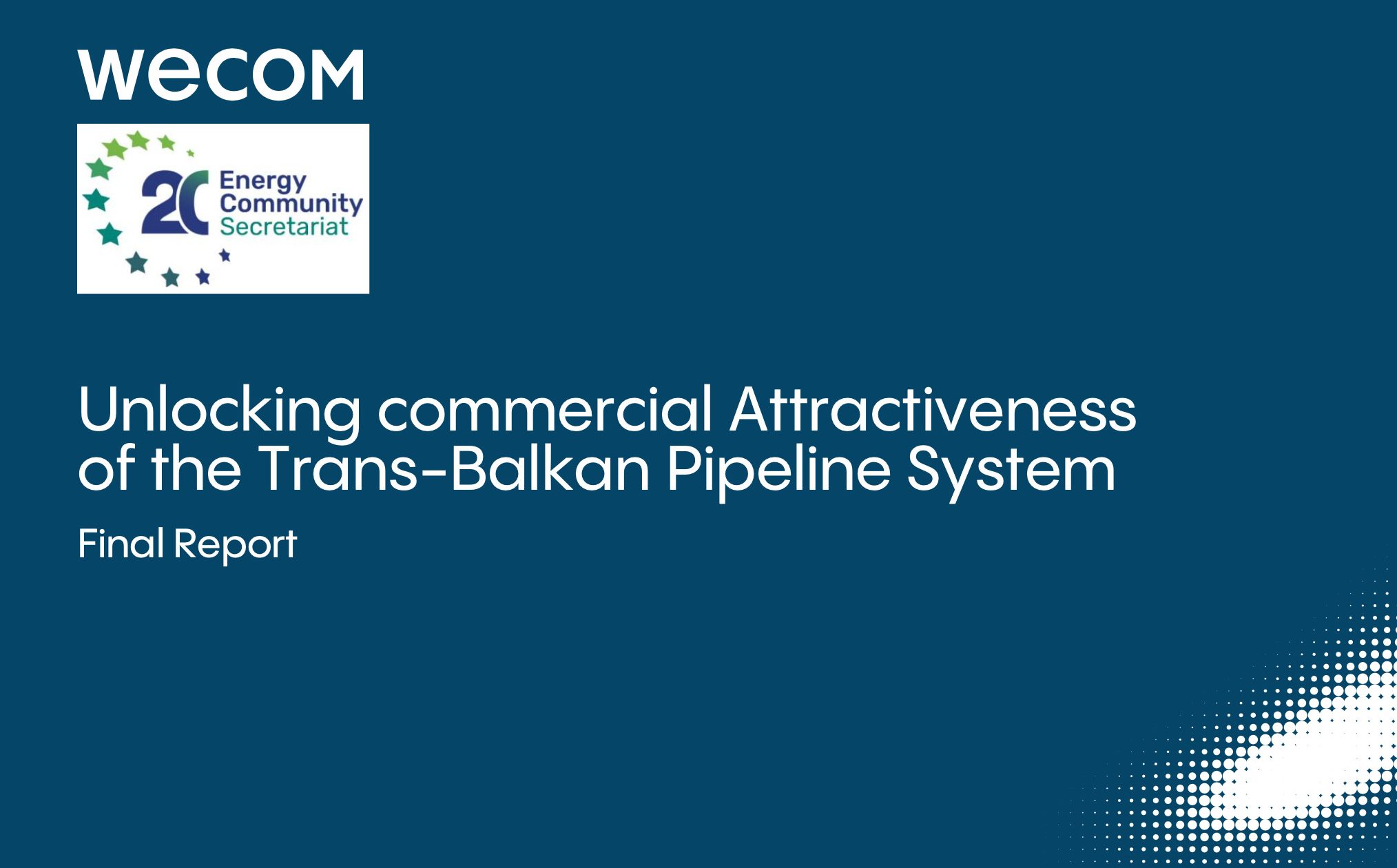 Study by Energy Community: Unlocking Commercial Attractiveness of the ...